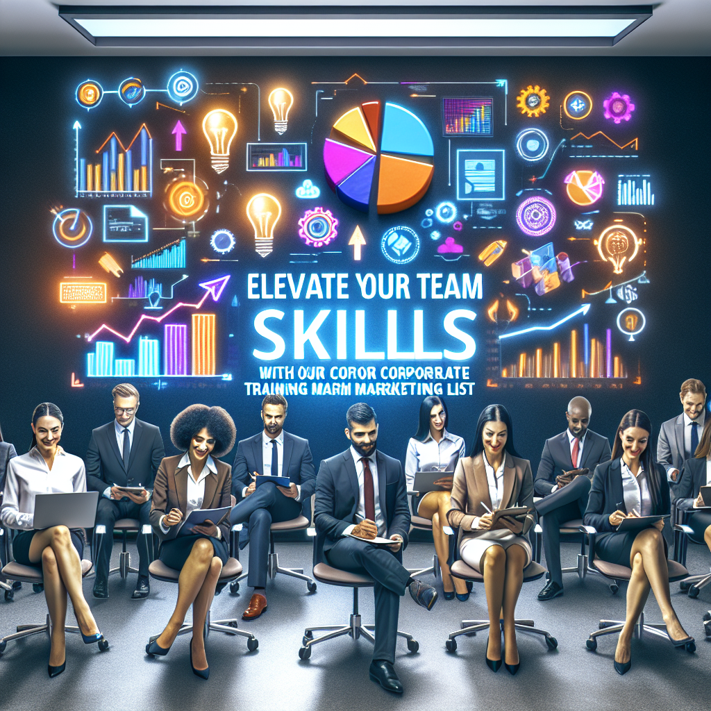 Elevate Your Team's Skills With Our Corporate Training Marketing List