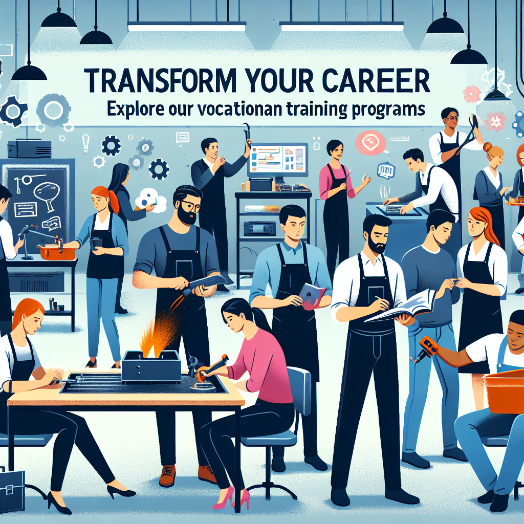 Transform Your Career: Explore Our Vocational Training Programs