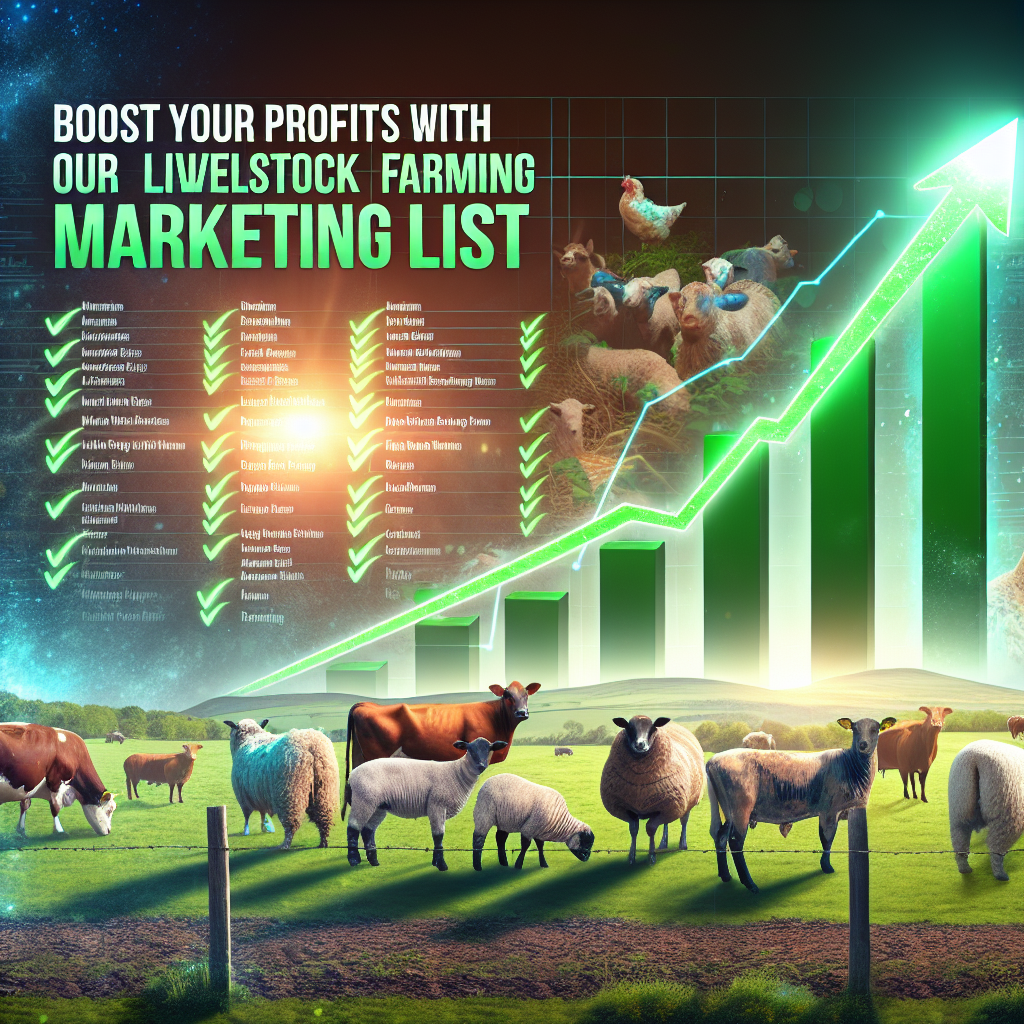 Boost Your Profits With Our Livestock Farming Marketing List